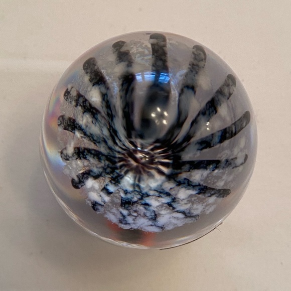Daum | Art | Vintage Daum France Art Glass Crystal Flower Design Egg ...